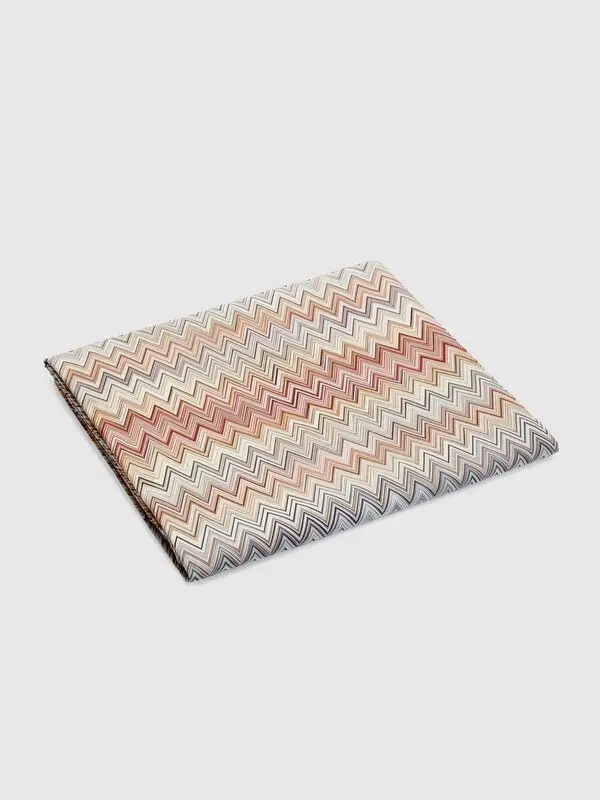 Missoni John Duvet Cover In 100% Cotton With Chevron Pattern - Black Multicoloured