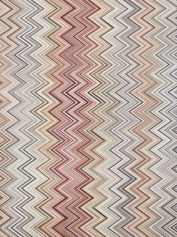 Missoni John Duvet Cover In 100% Cotton With Chevron Pattern - Black Multicoloured