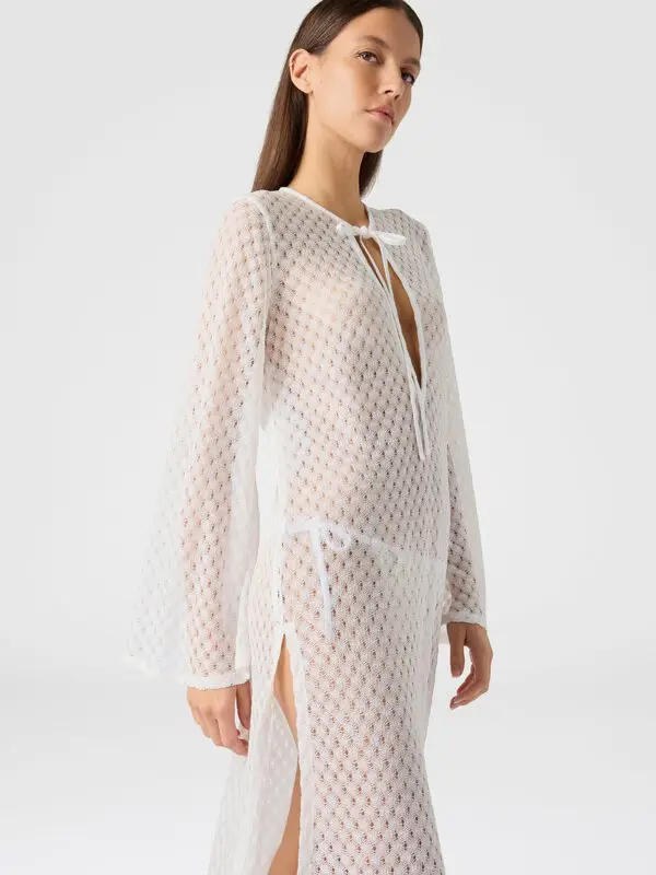 Missoni Up Dress In Lamé Viscose With Raschel Workmanship