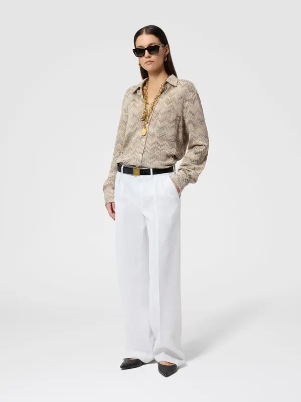 Missoni Tone Zig Zag - White