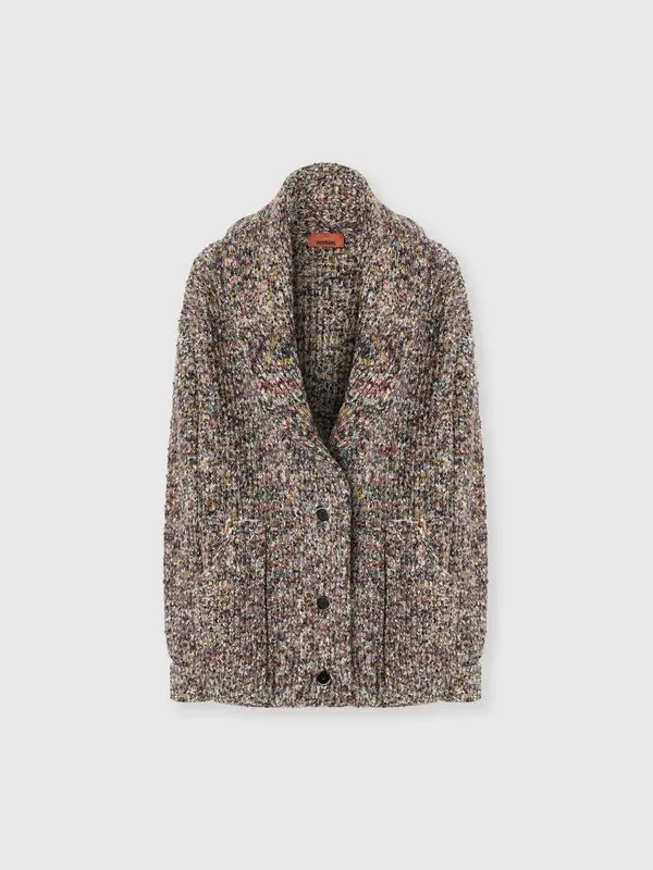 Missoni Oversized Wool Blend Cardigan