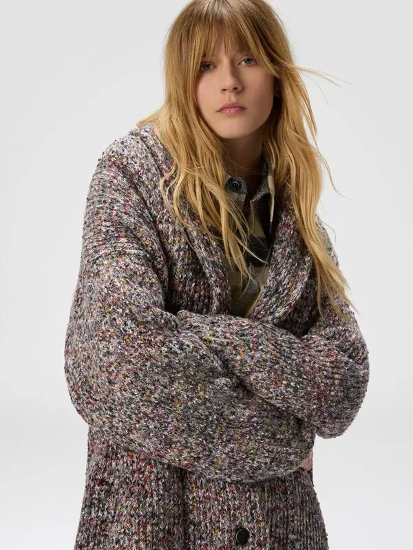 Missoni Oversized Wool Blend Cardigan