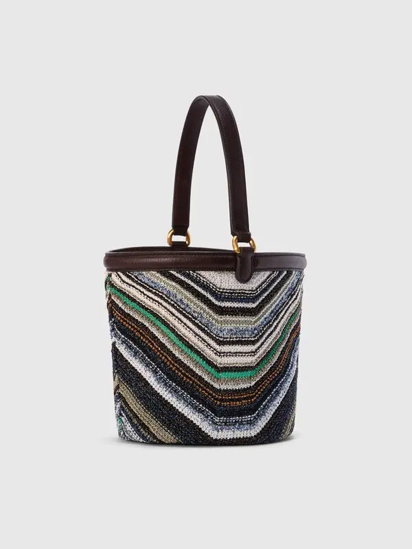Missoni Bucket Bag In Cotton Blend