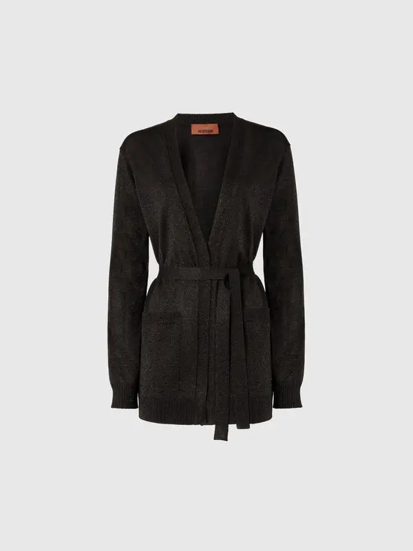 Missoni Cardigan With Belt In Lam