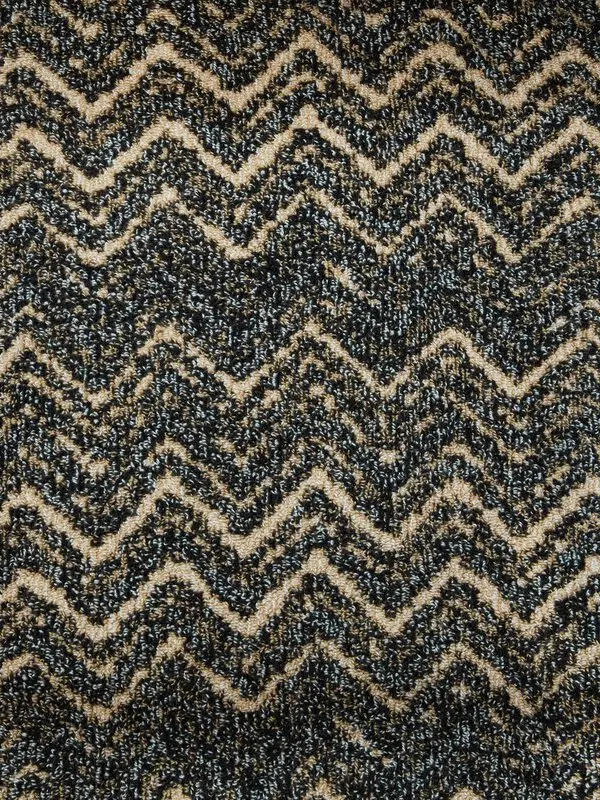 Missoni Azul Cotton Terry Chevron Bathrobe
