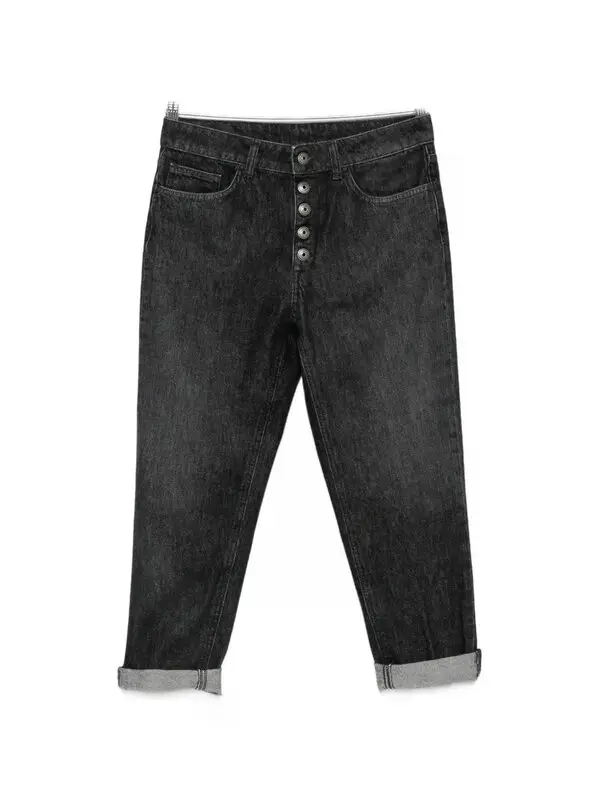 DONDUP Koons Button-fly Turned-up Jeans