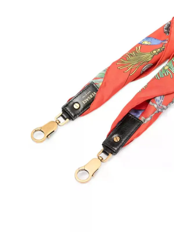 Versace Broken Jewels-print Silk Scarf Charm