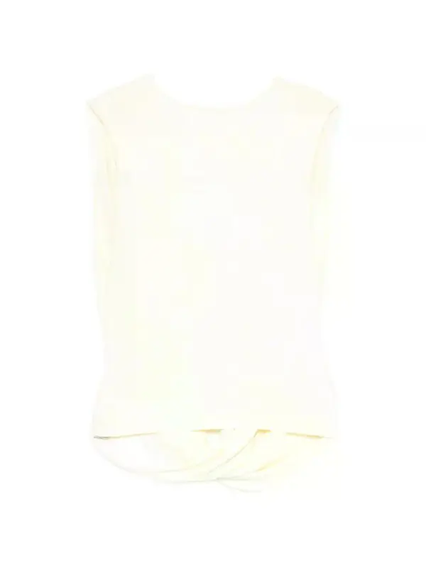 AYA MUSE Cut-out Draped Top