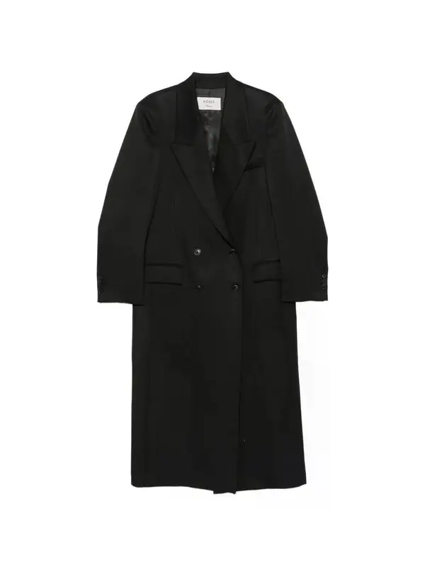 RÓHE Double-breasted Peaked-lapel Coat