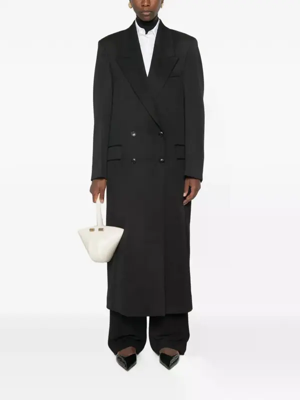 RÓHE Double-breasted Peaked-lapel Coat