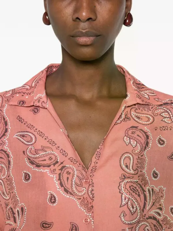 VENUJA Paisley-print Shirt