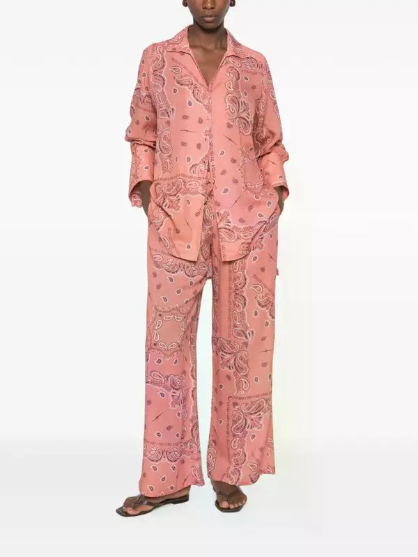 VENUJA Paisley Print Shirt