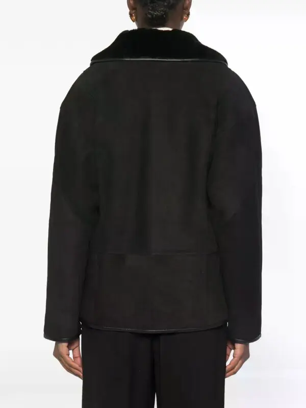 BLAZÉ MILANO Smiley Shearling-collar Jacket