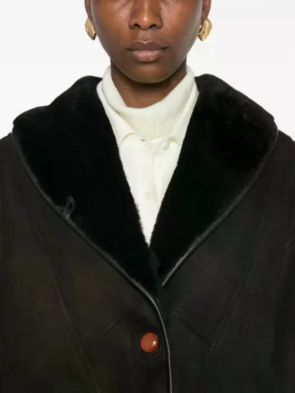 BLAZÉ MILANO Smiley Shearling-collar Jacket