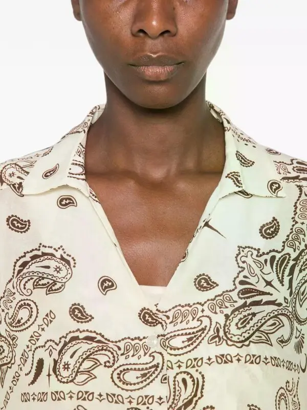 VENUJA Paisley-print Shirt