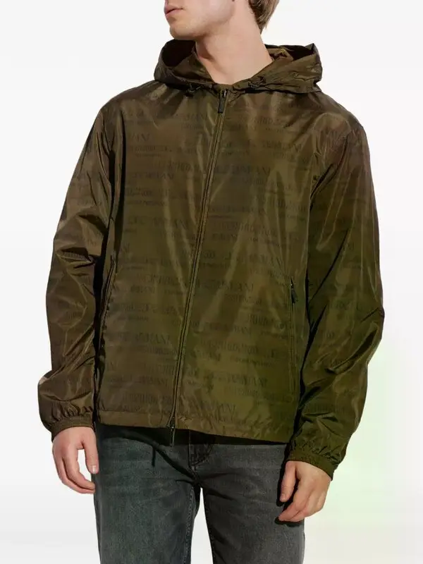 Emporio Armani Reversible Logo-print Jacket