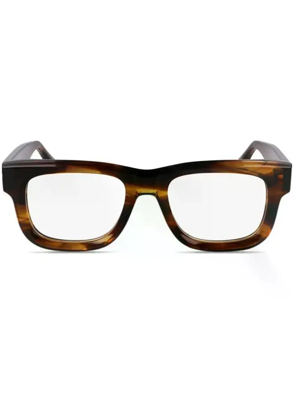 Victoria Beckham Square-frame Glasses - Brown