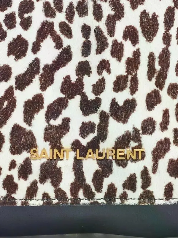 Saint Laurent Leopard-pattern Clutch Bag
