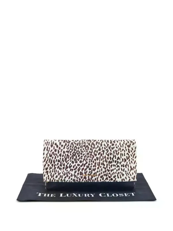 Saint Laurent Leopard-pattern Clutch Bag