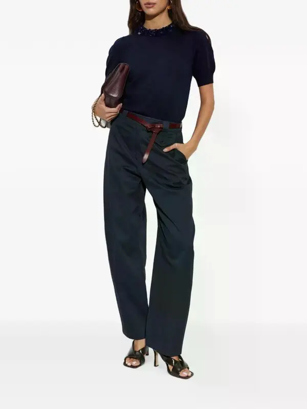 Ulla Johnson Marine Flap-pocket Trousers