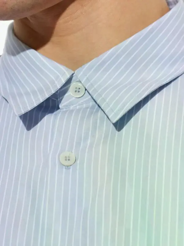 A.p.c. Striped Cotton Long-sleeve Shirt
