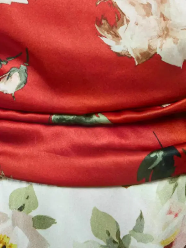 Dolce & Gabbana Floral-print Round-neck Midi Dress