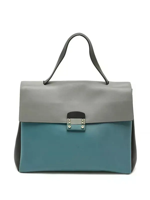 Valentino Garavani Tricolor Leather Tote Bag