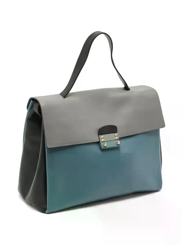 Valentino Garavani Tricolor Leather Tote Bag