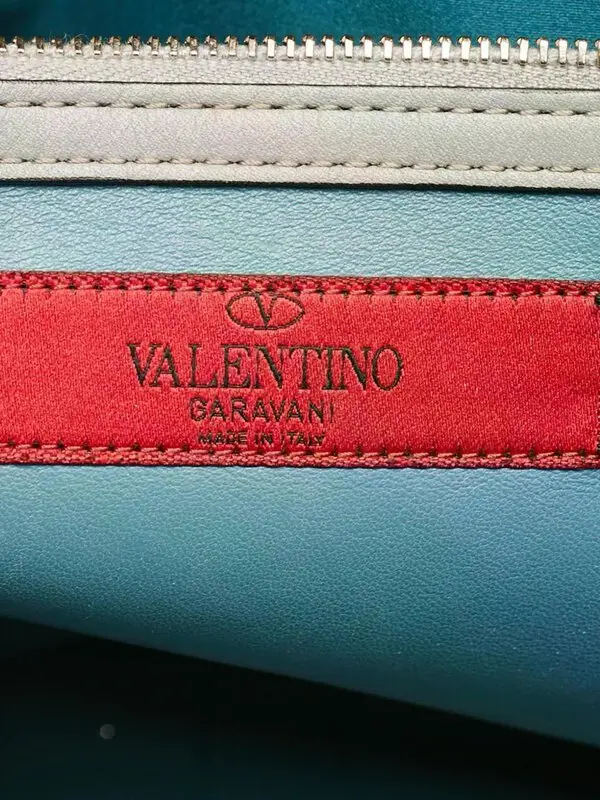 Valentino Garavani Tricolor Leather Tote Bag
