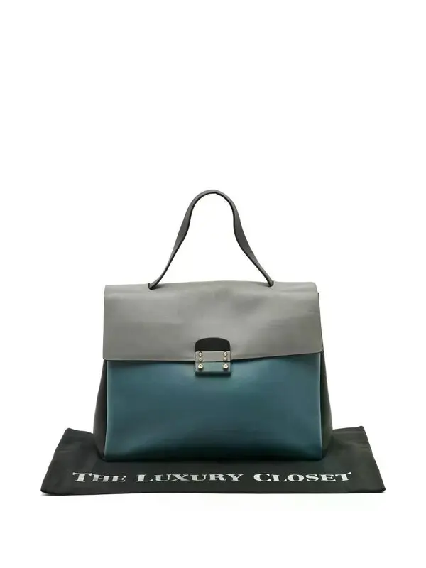 Valentino Garavani Tricolor Leather Tote Bag