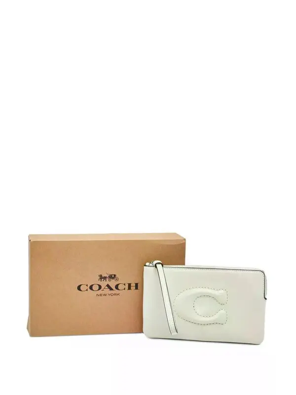 COACH VINTAGE Corner Zip Clutch Bag
