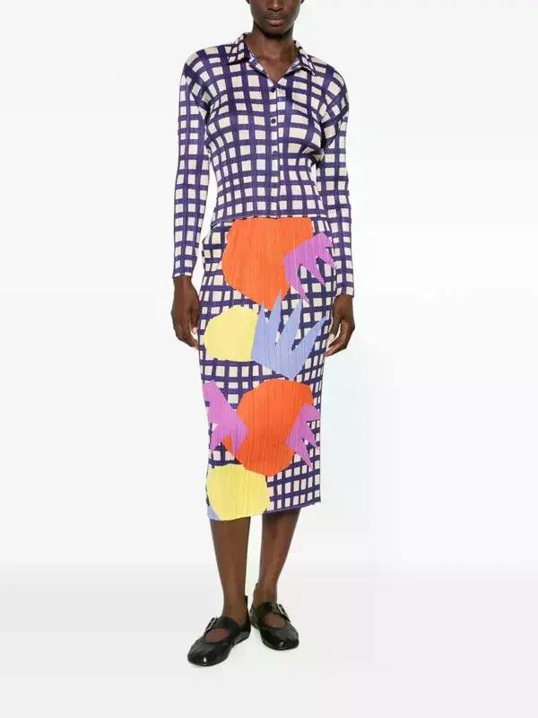 Issey Miyake Market Midi Skirt