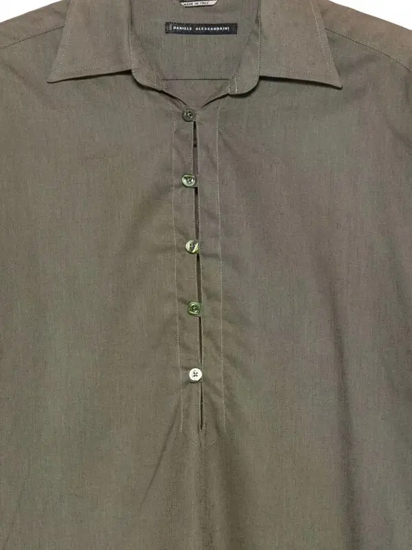 DANIELE ALESSANDRINI Button-fastening Long-sleeve Shirt
