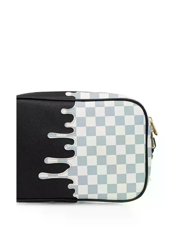 SPRAYGROUND Check-print Shark Make Up Bag