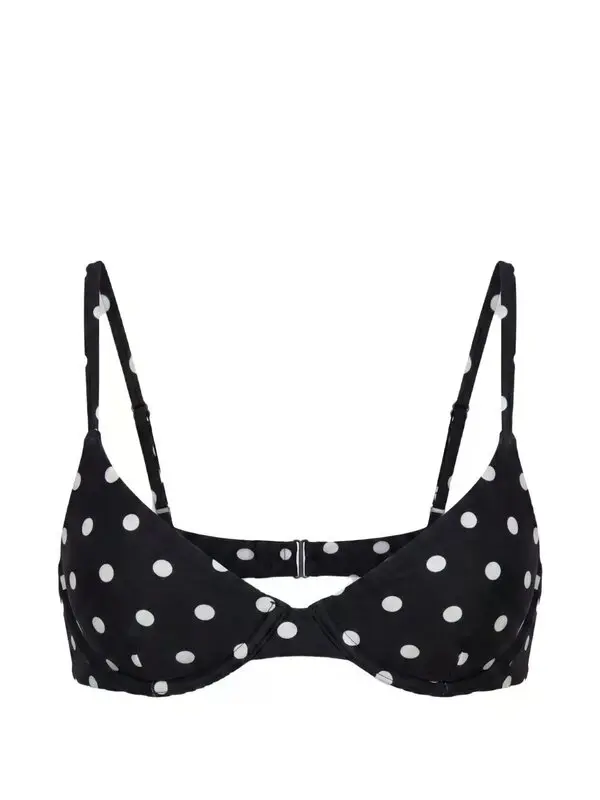 NICHOLAS Deniz Bikini Top - Black