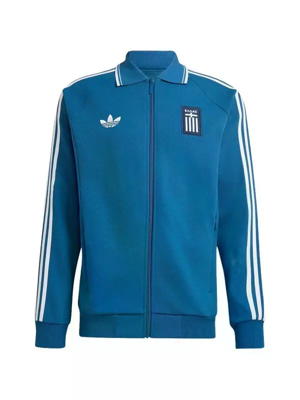Adidas Greece Logo-print Sweatshirt - Blue