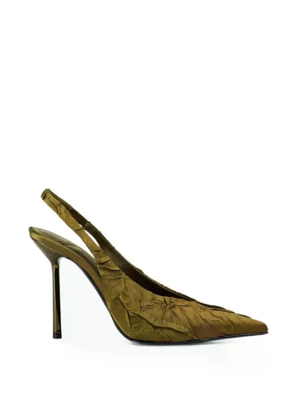 LE SILLA Ruched Slingback Pumps