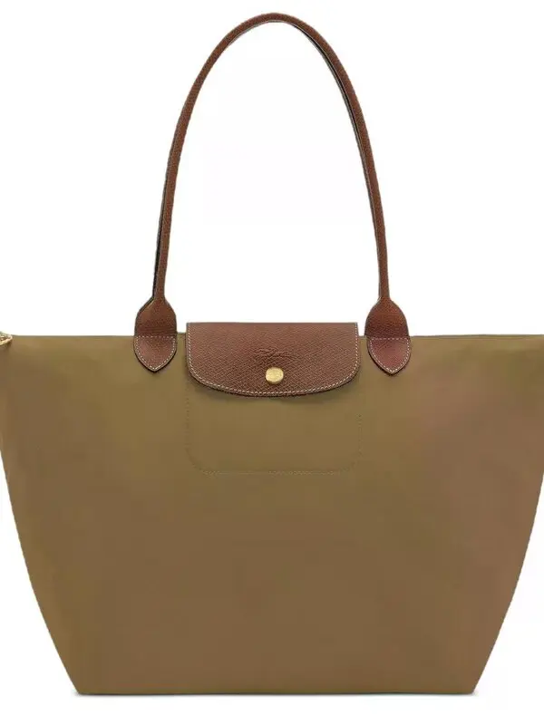 Longchamp Le Pliage Leather-trim Tote Bag