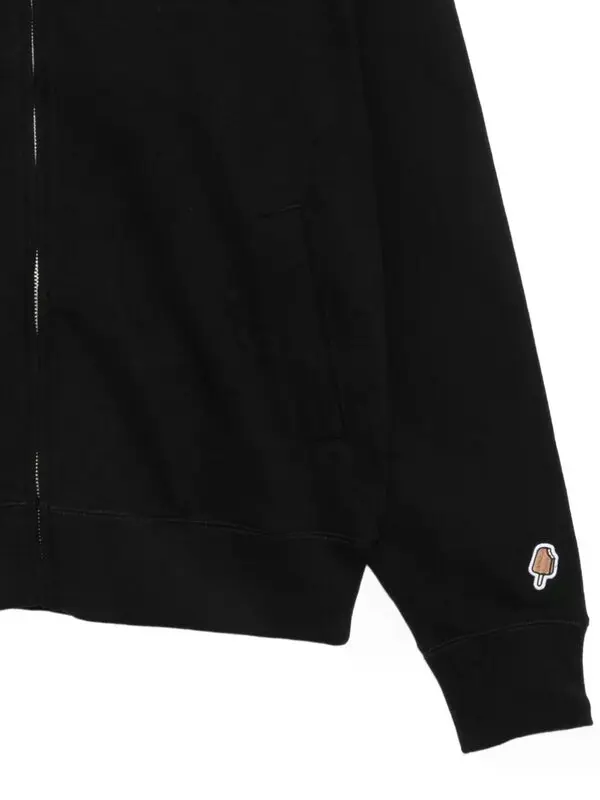 ICECREAM Rhinestone-embellished Zip-up Hoodie