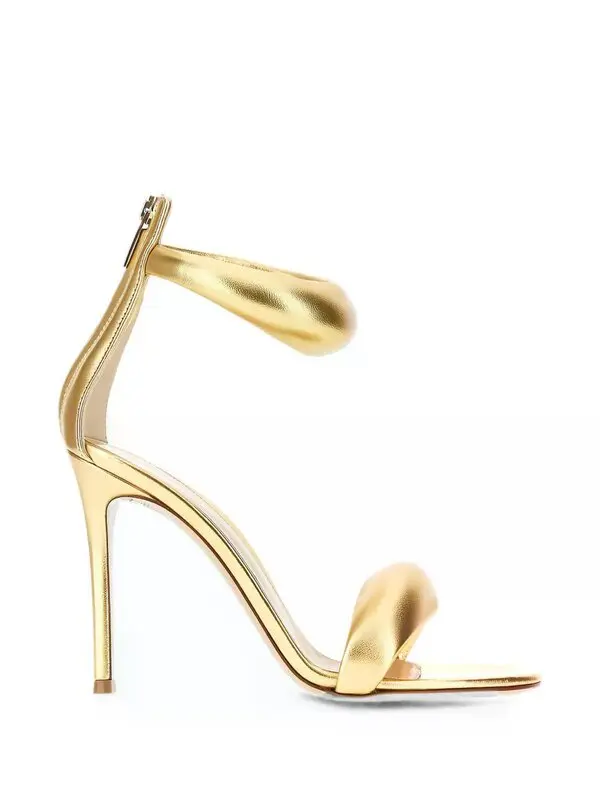 GIANVITO ROSSI Bijoux Metallic-effect Sandals