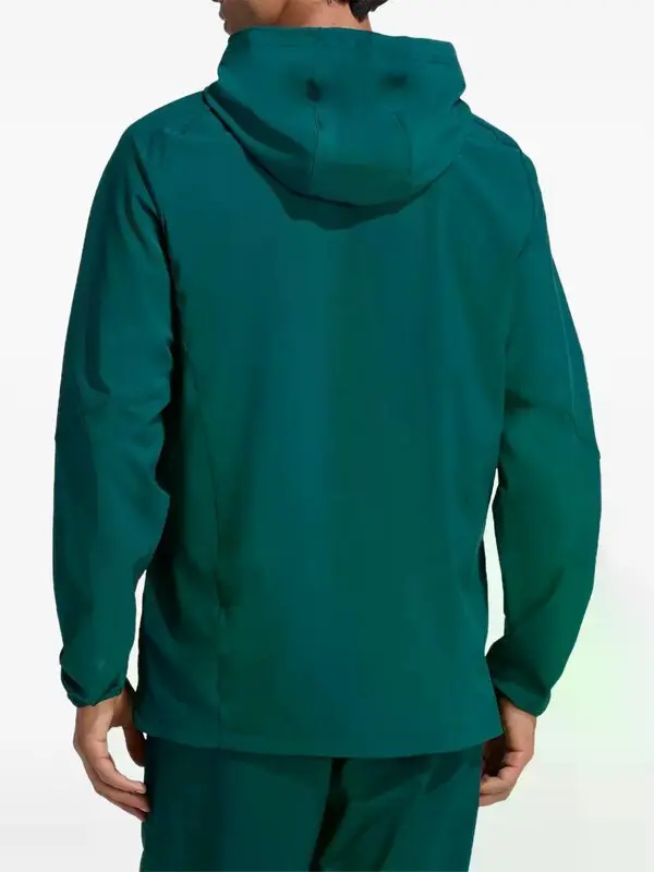 Adidas Mexico Tiro Full-zip Hooded Windbreaker - Green