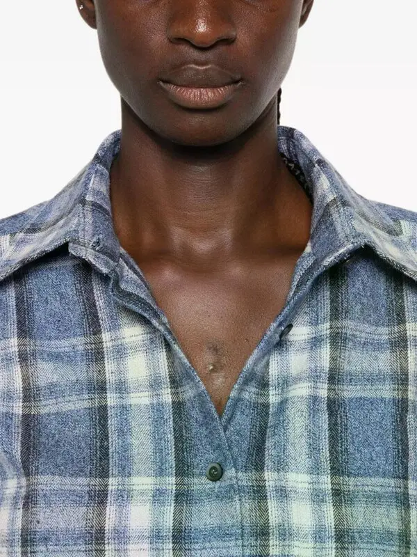 A.M.G. Check-pattern Long-sleeve Shirt