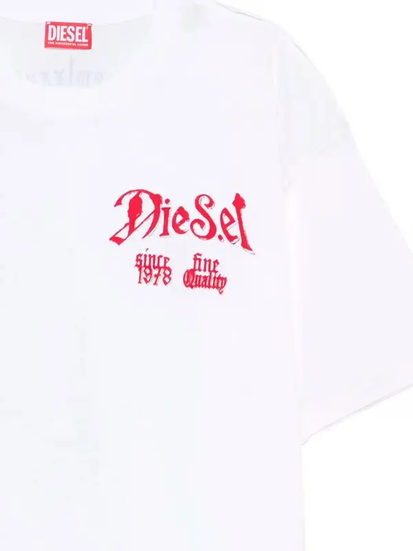 DIESEL® Graphic-print Crew-neck T-shirt