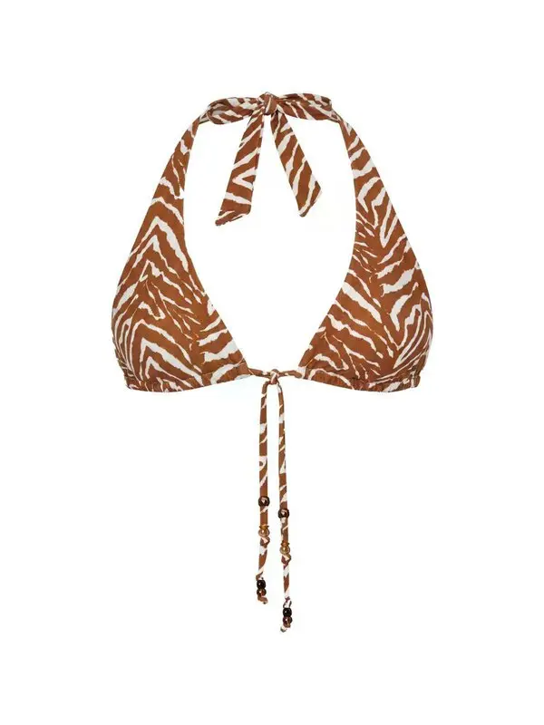 NICHOLAS Malta Bikini Top - Brown
