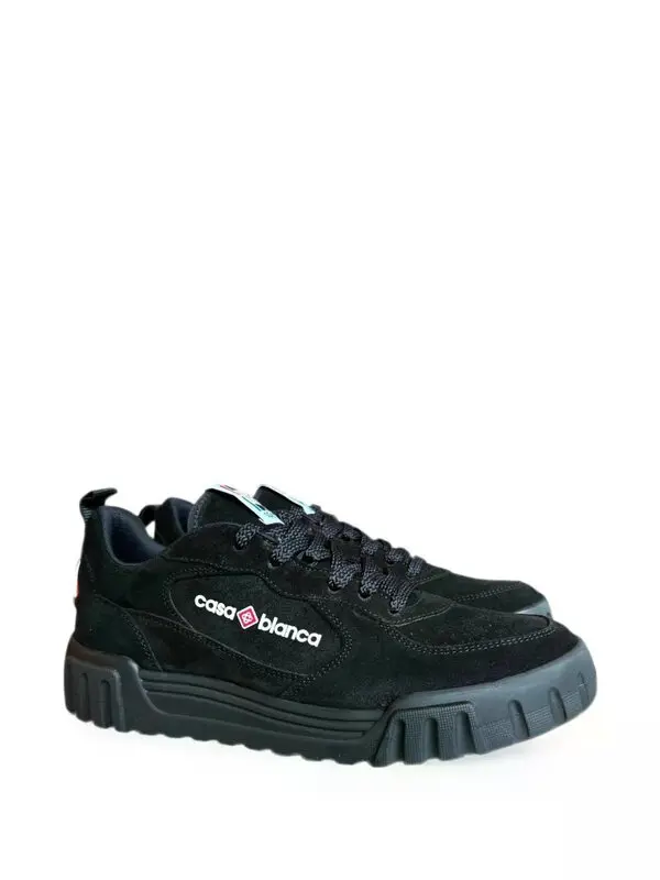 Casablanca Court Suede-detail Sneakers