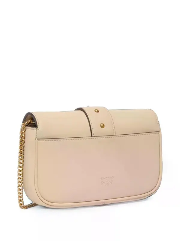 Pinko Love Birds Shoulder Bag - Neutrals