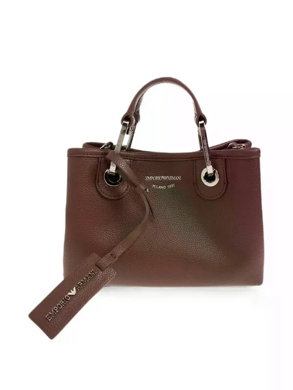 Emporio Armani Logo-printed Tote Bag - Brown