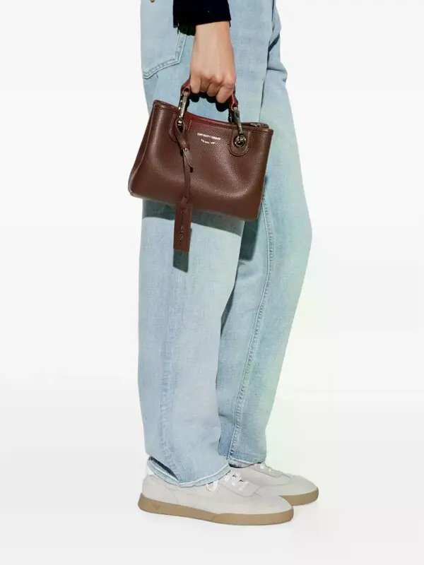 Emporio Armani Logo-printed Tote Bag - Brown