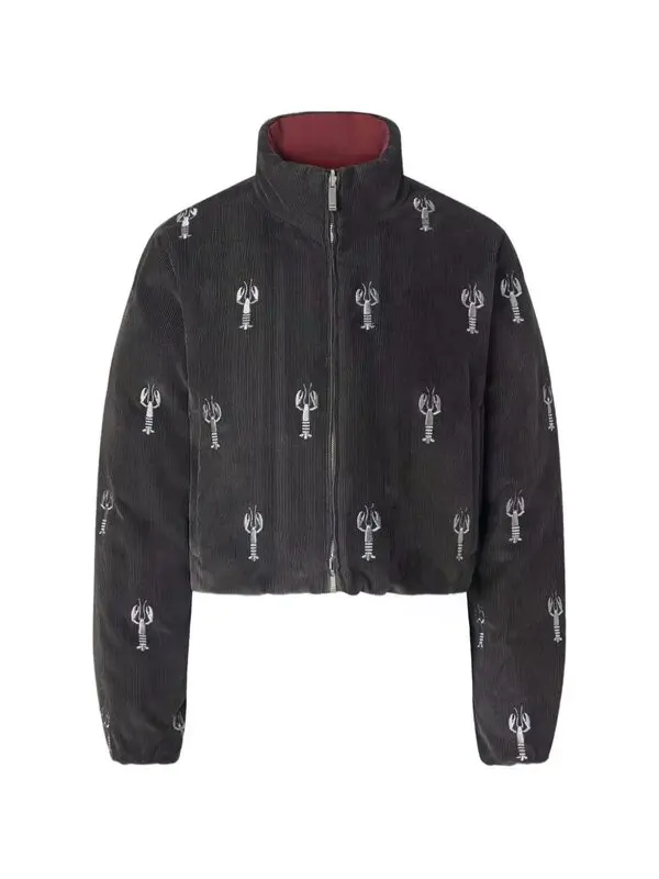 Thom Browne Lobster-stitch Reversible Jacket - Grey