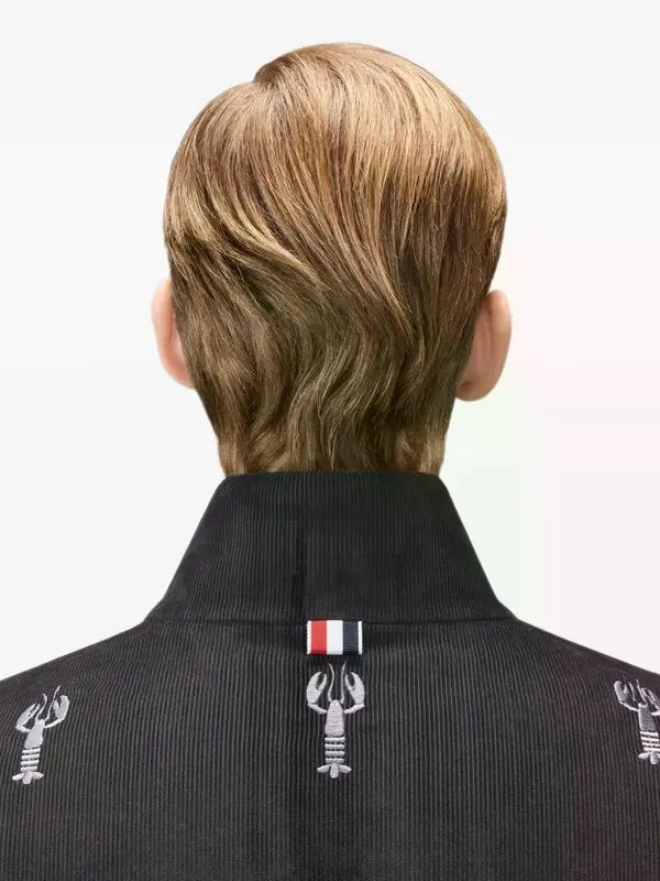 Thom Browne Lobster-stitch Reversible Jacket - Grey